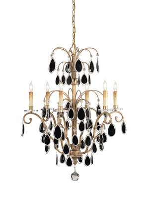 Currey Demure Chandelier, Chandelier | Neenas Lighting