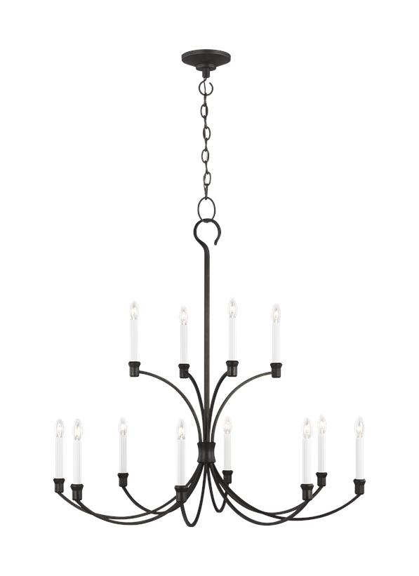 Generation Lighting Westerly Large Chandelier, | Neenas Lighting