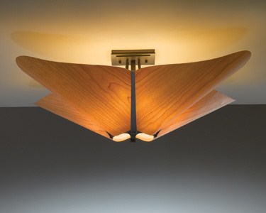 Hubbardton Forge Kirigami 4 Light Semi-Flush, Semi Flush | Neenas Lighting