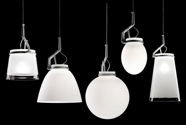 Luceplan D31 P/G GlassGlass Pendant, Pendant Fixture | Neenas Lighting