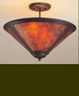 Mica Lamp CEILING SHADE FIXTURE, Ceiling Mount | Neenas Lighting