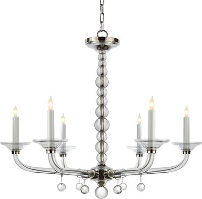 Visual Comfort Crystal Stacked Ball, Chandelier | Neenas Lighting
