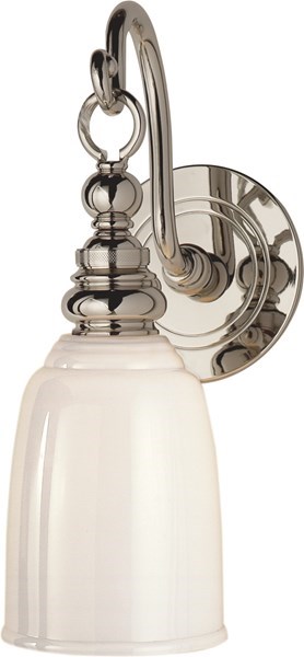 Visual Comfort Boston Loop Arm Sconce, Wall Mount | Neenas Lighting