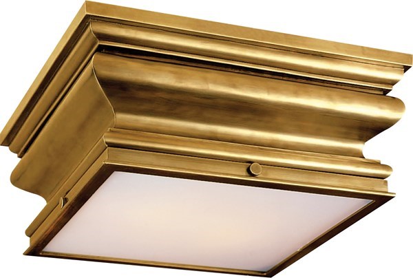 Visual Comfort Square Flush Mount, Flush Mount | Neenas Lighting