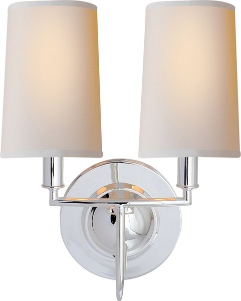 Visual Comfort Elkins Double Sconce, Wall Mount | Neenas Lighting