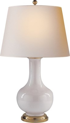 Visual Comfort Large Narrow Neck Vase, Table Lamp | Neenas Lighting