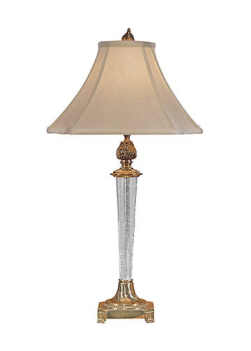 Wildwood Lamps Crystal Torch Lamp, Table Lamp | Neenas Lighting