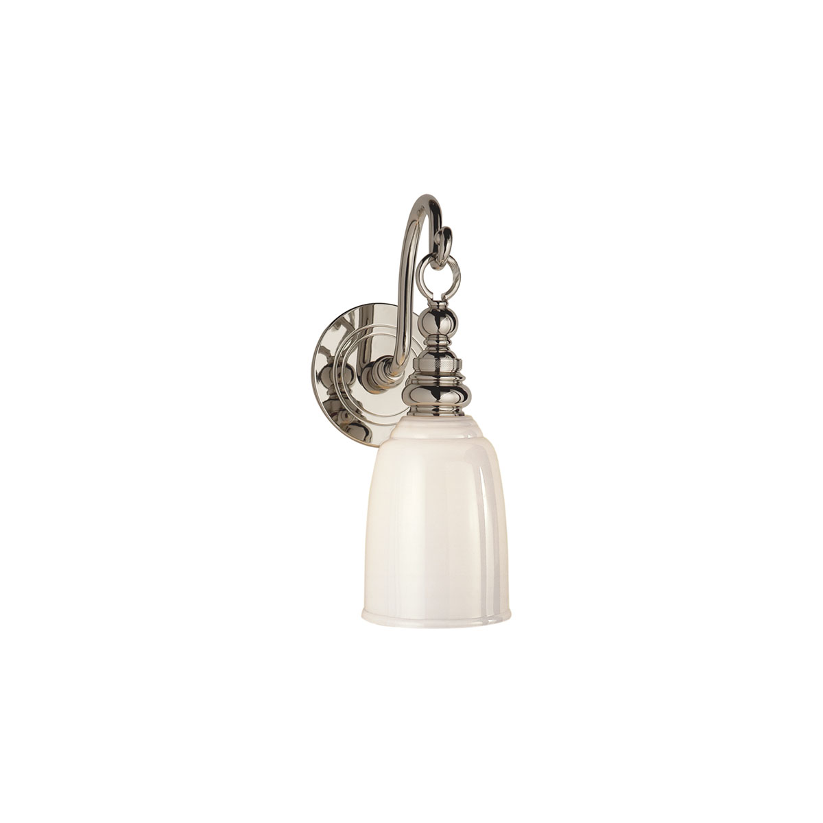 Visual Comfort Boston Loop Arm Sconce, Wall Mount | Neenas Lighting