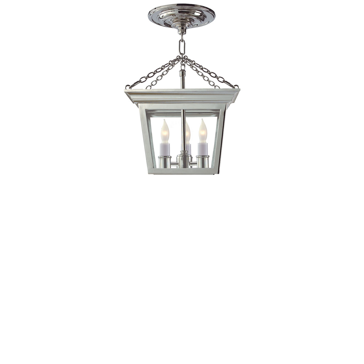 Visual Comfort Semi-flush Cornice, Lantern | Neenas Lighting