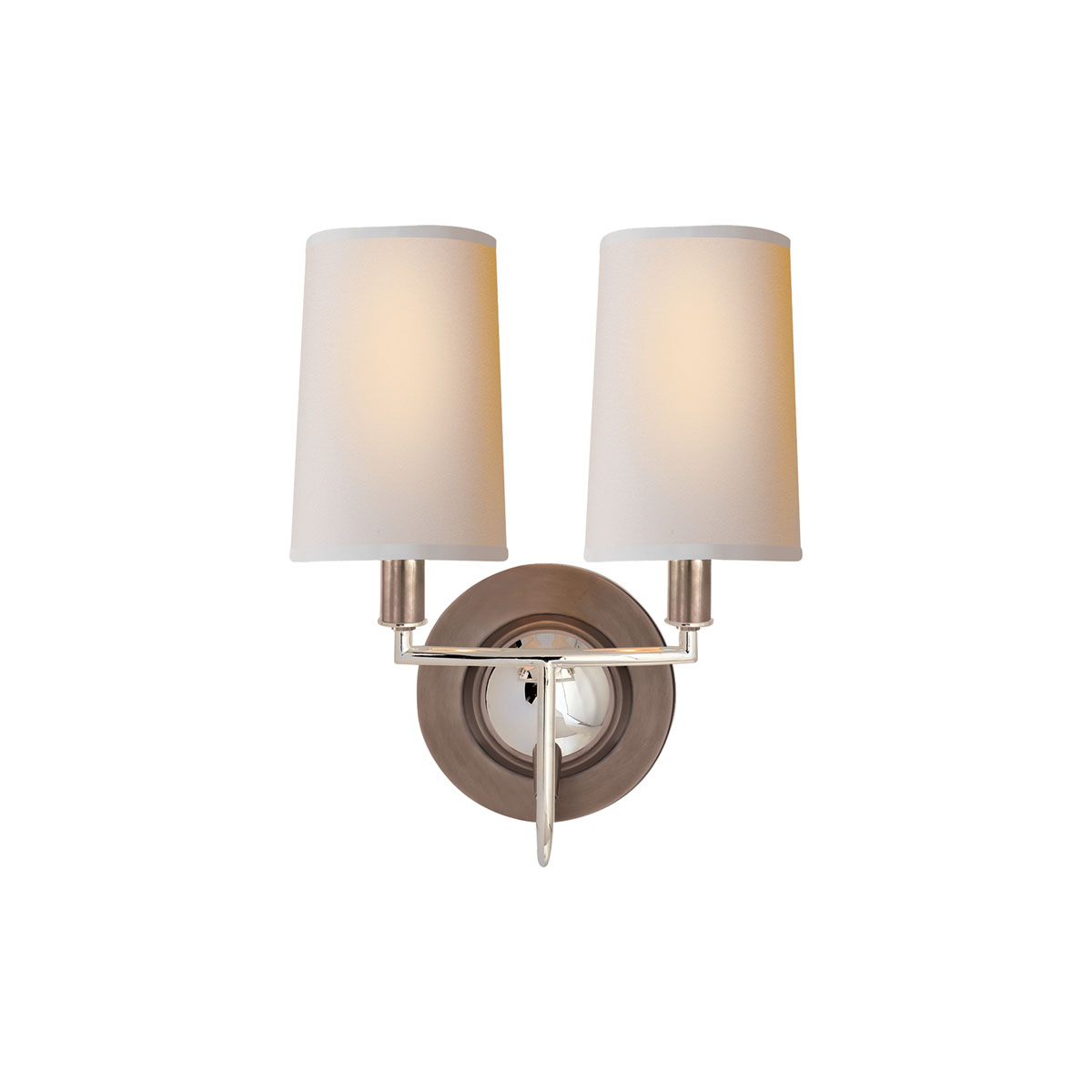 Visual Comfort Elkins Double Sconce, Wall Mount | Neenas Lighting